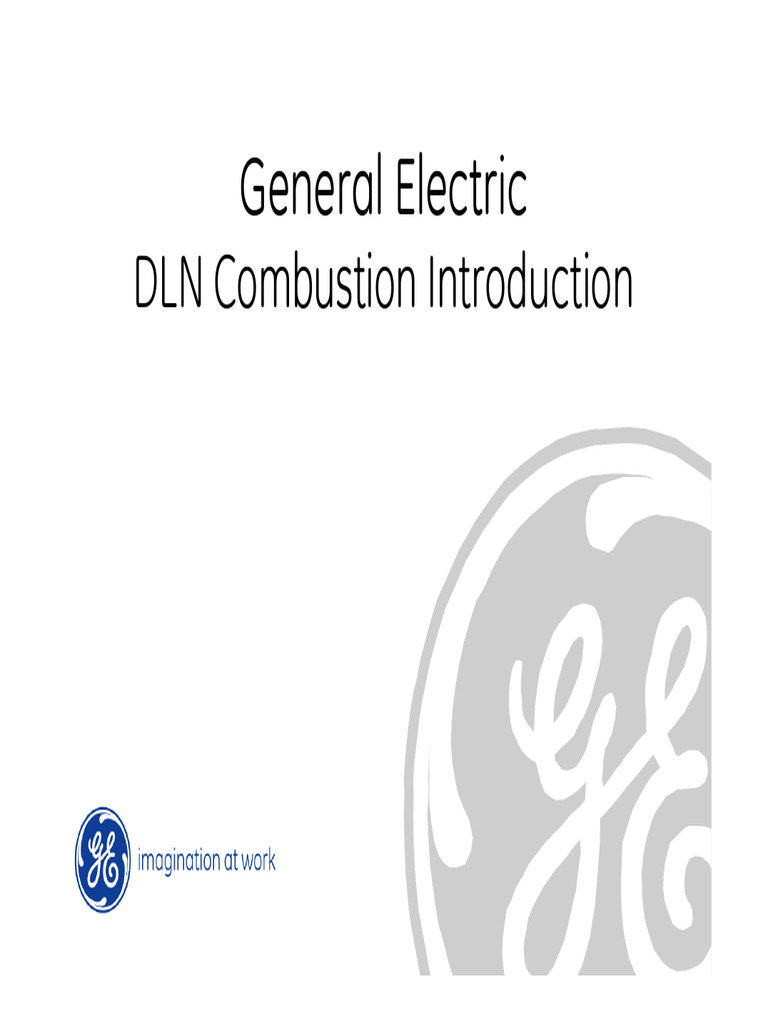 DLN Generic (Compatibility Mode) | PDF | N Ox | Combustion
