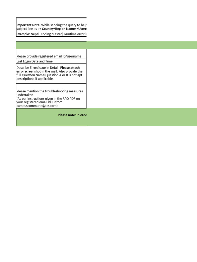 Query Resolution Template 2025 - Round 2 | PDF