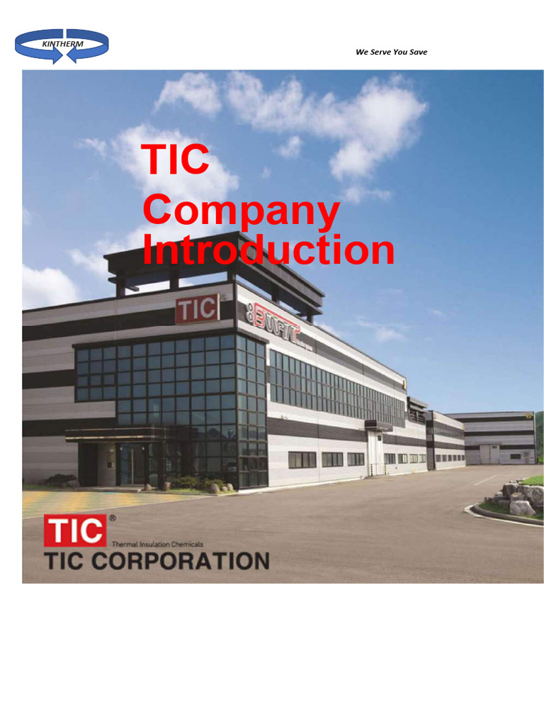 TIC Company: Kintherm | PDF | Dangerous Goods | Materials