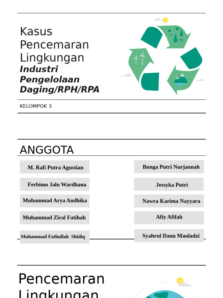 Industrial Recycling Pitch Deck by Slidesgo | PDF