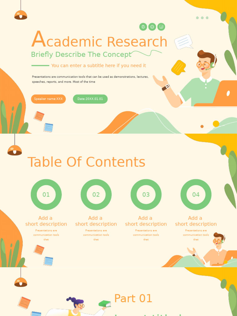 Academic Research Template | PDF | Human Communication | Linguistics