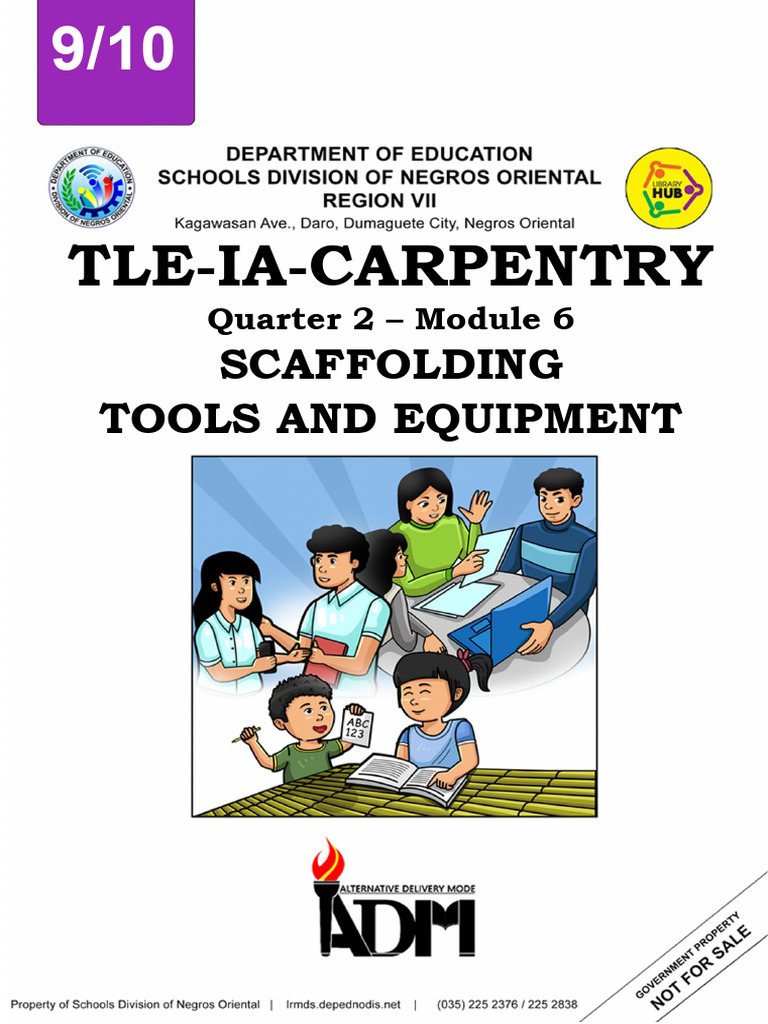 Carpentry 9 10 Module 6 q2 | PDF | Scaffolding | Personal Protective ...