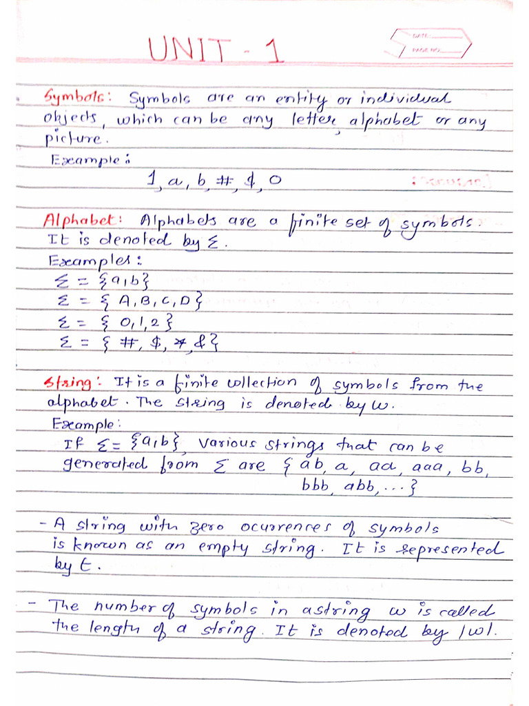 Flat Unit 1 Notes | PDF