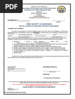 Fire Safety Clearance: FSCCHMCCV NO. R | PDF | Fire Safety | Dangerous ...