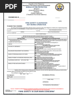 Fire Safety Inspection Certificate Form | PDF
