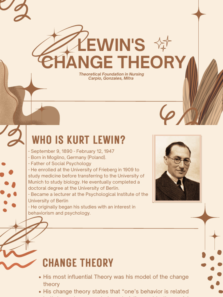 Lewin'schange Theory - 20241119 - 074318 - 0000 | PDF | Psychology ...