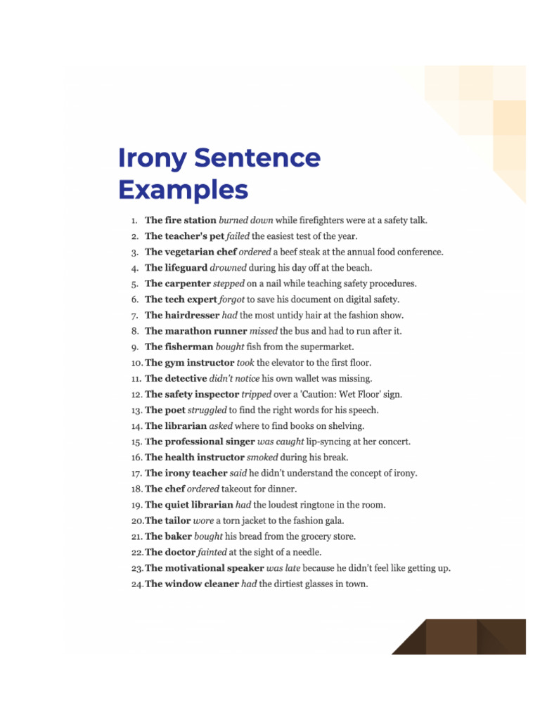 Irony | PDF