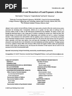 Lead Toxic Heavy Metals Fact Sheet | PDF | Lead | Medical Specialties