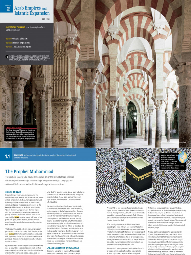 (Reference) Arab Empires & Islamic Expansion | PDF