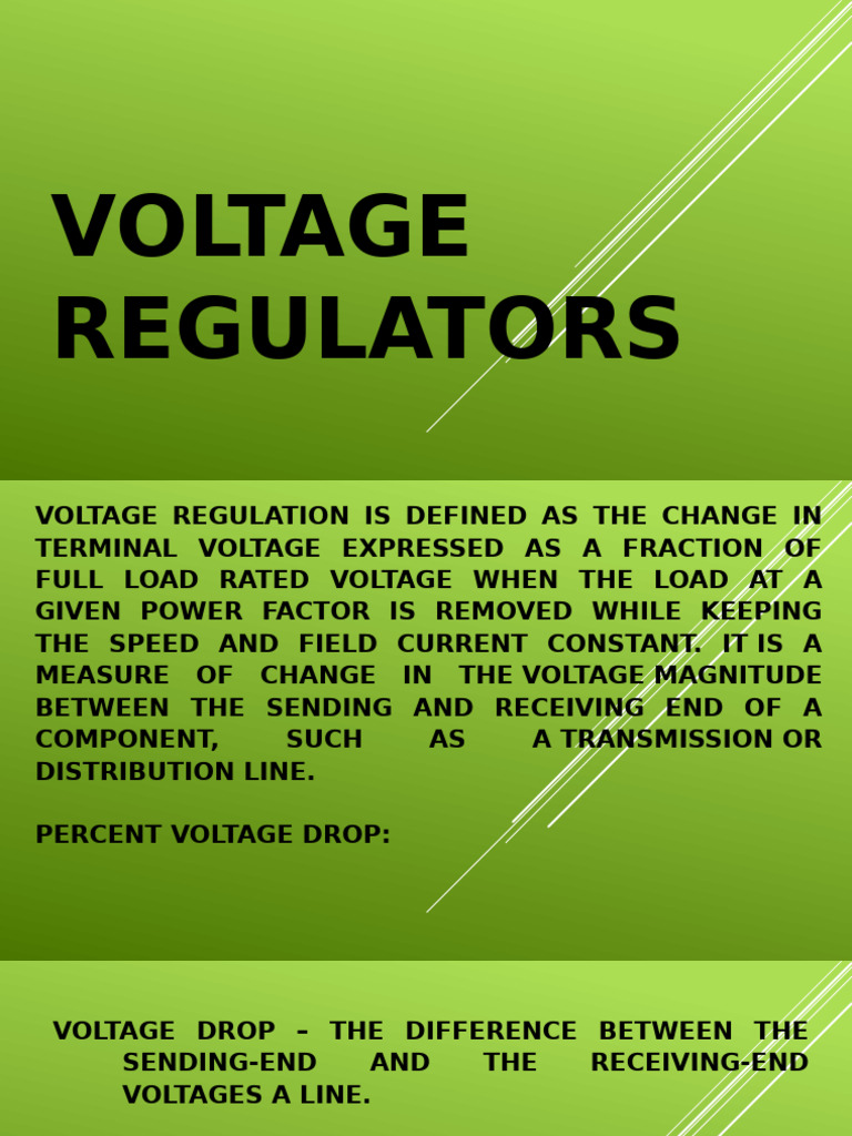 Eee2 Voltage Regulator | PDF | Electrical Substation | Electric Power ...
