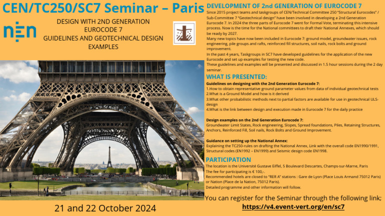 Eurocode 7 Seminar: Guidelines & Examples | PDF | Geotechnical ...