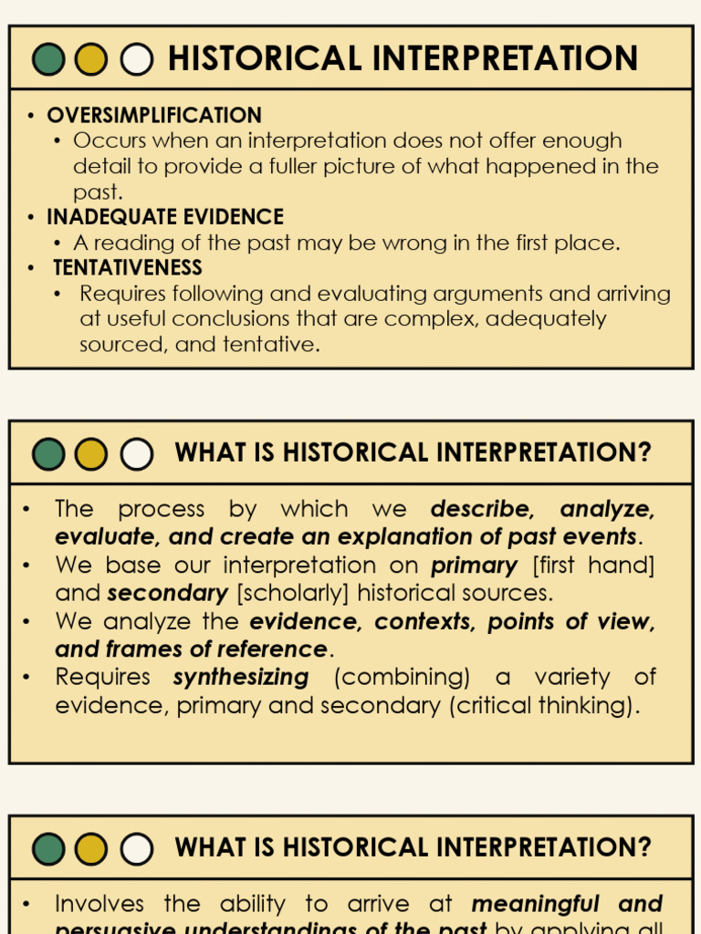 Historical Interpretation | PDF | Thought | Critical Thinking