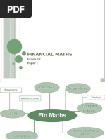 Grade 12 Financial Maths Study Guide | PDF | Present Value | Interest