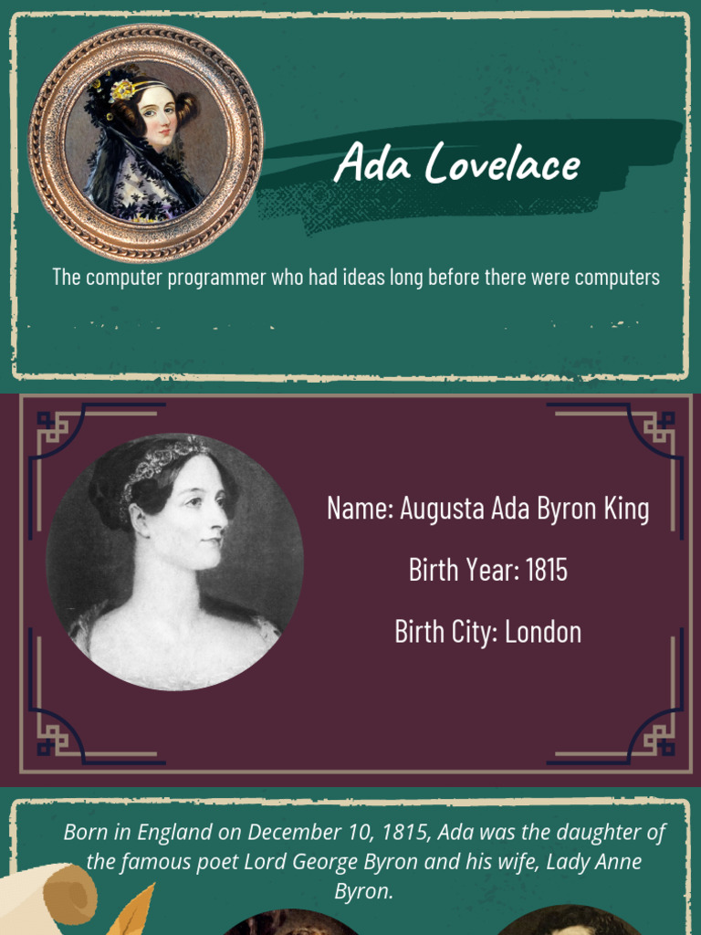 Ada Lovelace | PDF