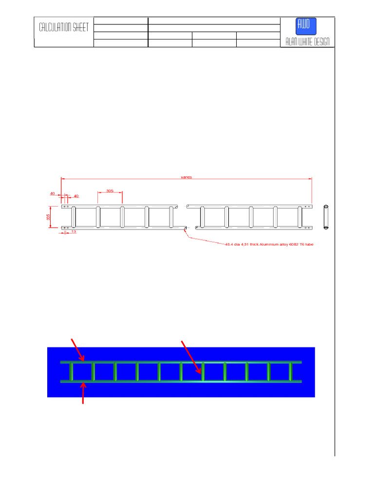 ladder beam bsen calc 2 | PDF