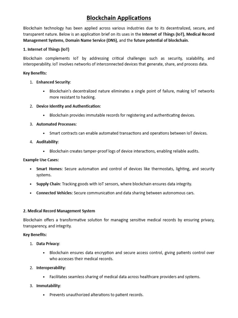 Mod VIII (Blockchain Applications) | PDF | Internet Of Things | Domain ...