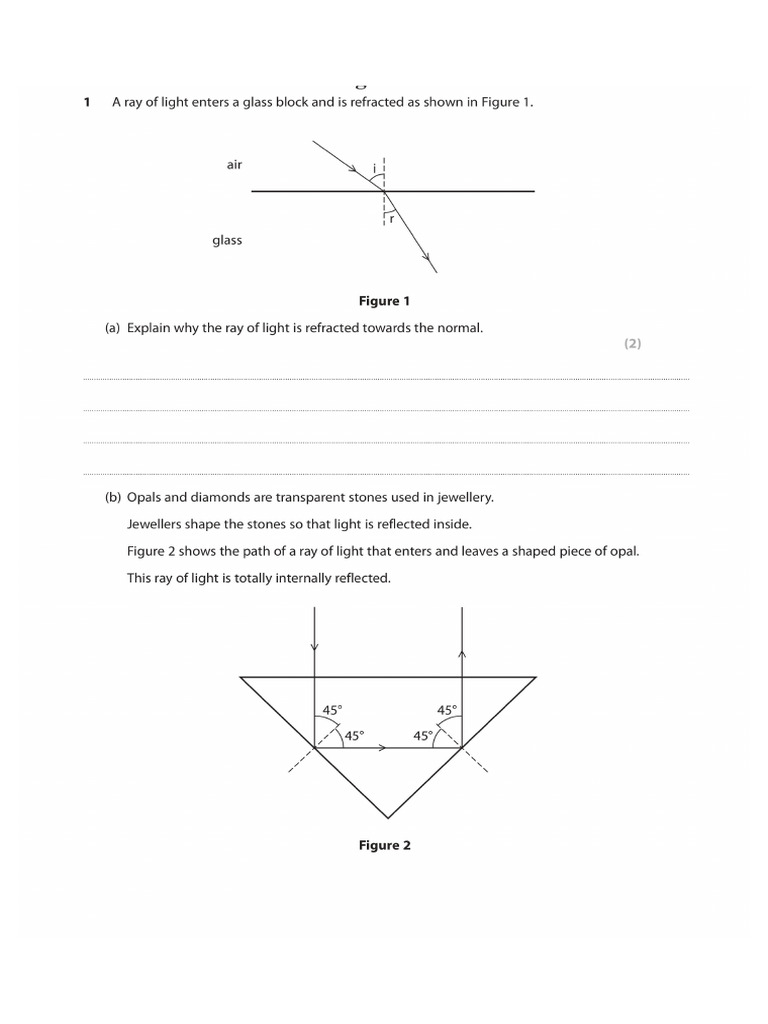 Physics PRE IGCSE Worksheet | PDF