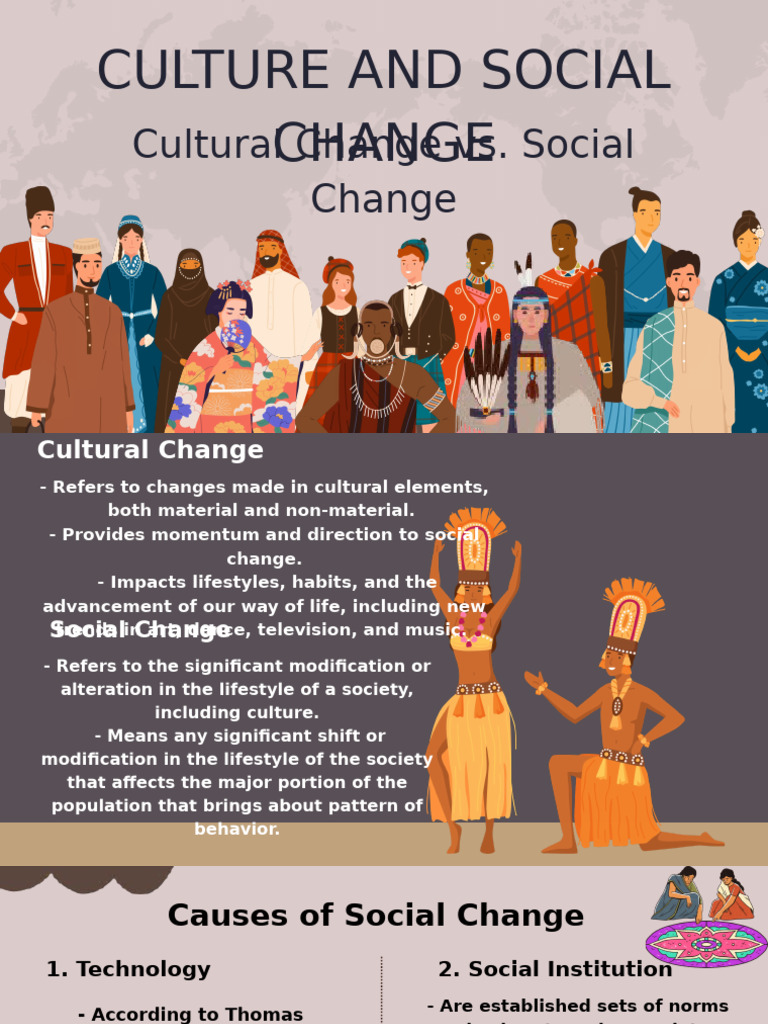 Cultural and Social Change | PDF | Society | Self Efficacy