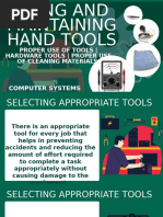 Tools and Equipment: in Assembling and Disassembling A System Unit ...