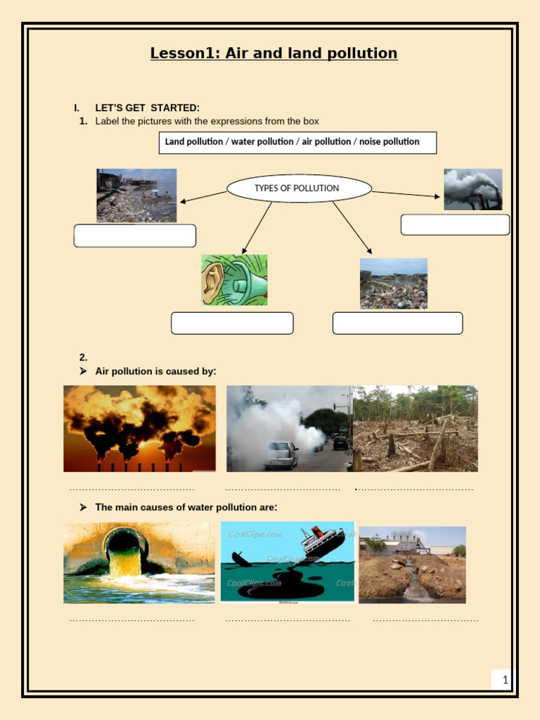 Three Types of Environmental Pollution | PDF | Pollution | Smog