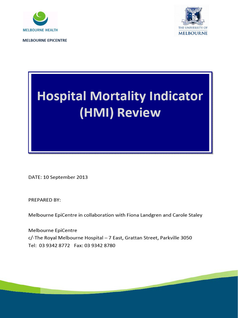 Hospital Mortality Indicator Literature Review | PDF | Health Care ...
