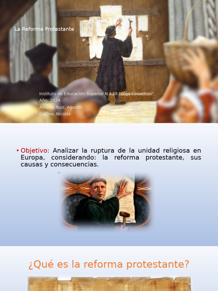 La Reforma Protestante | PDF | protestantismo | Iglesia Católica