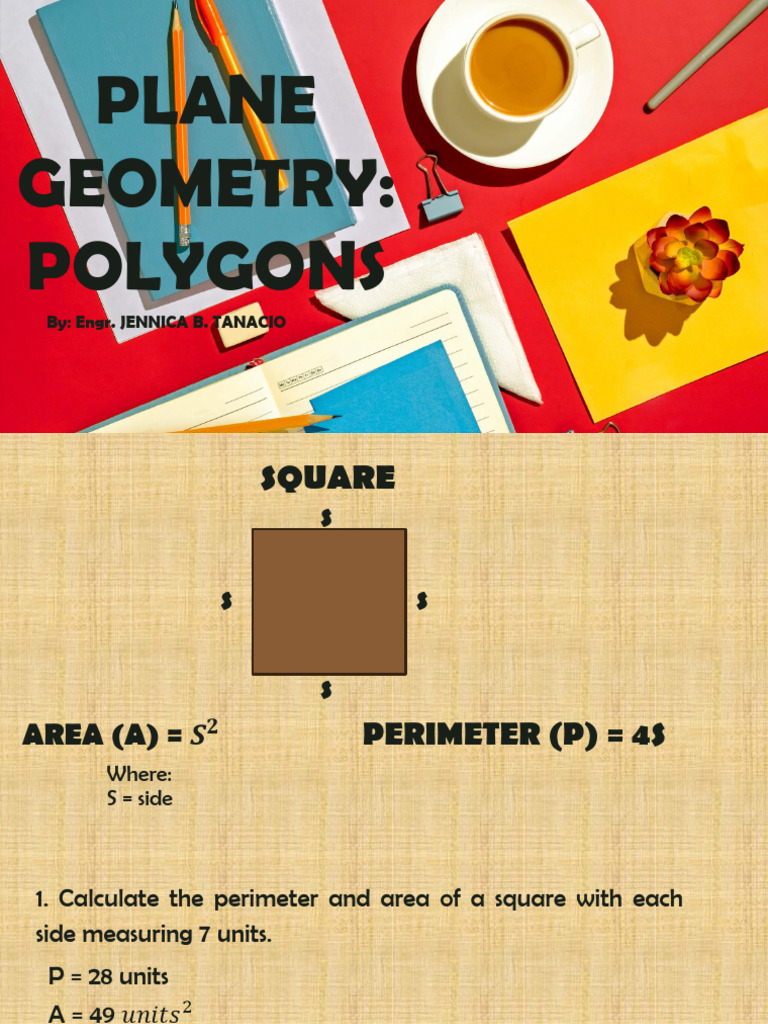 Plane Geometry - Polygons | PDF | Area | Length