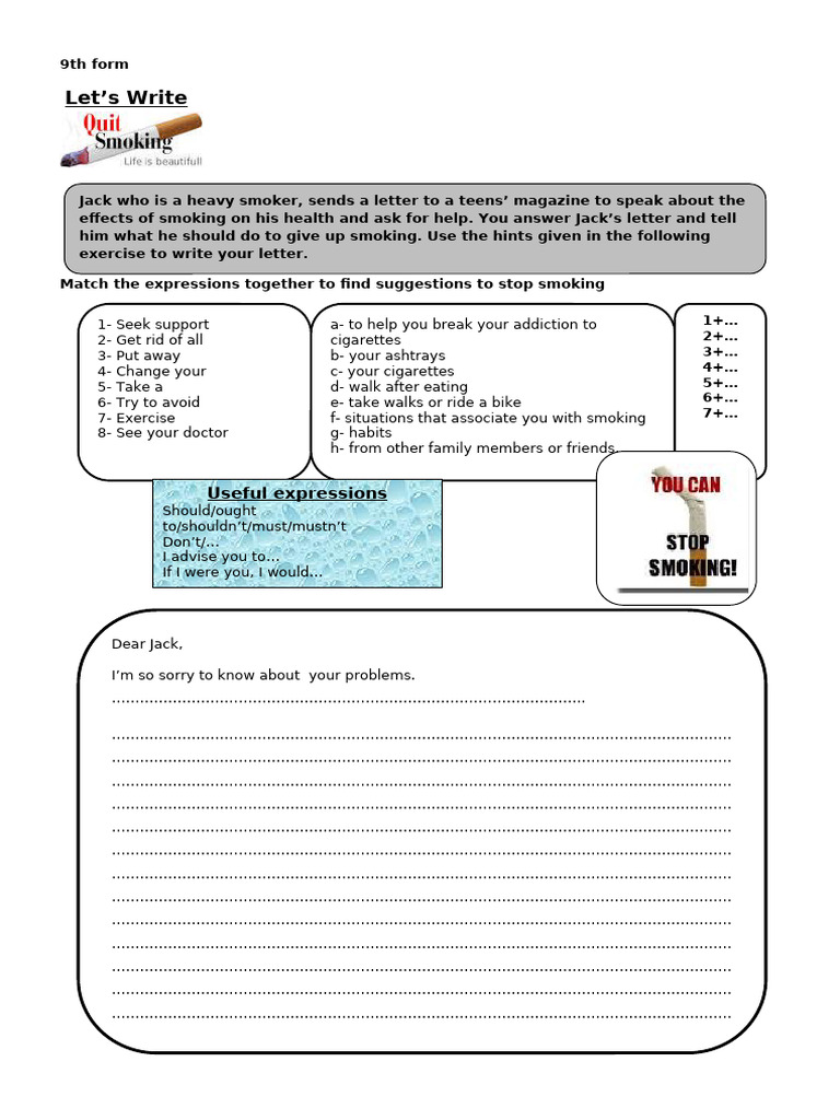 Environment Writing-On-Smoking - 66406 | PDF