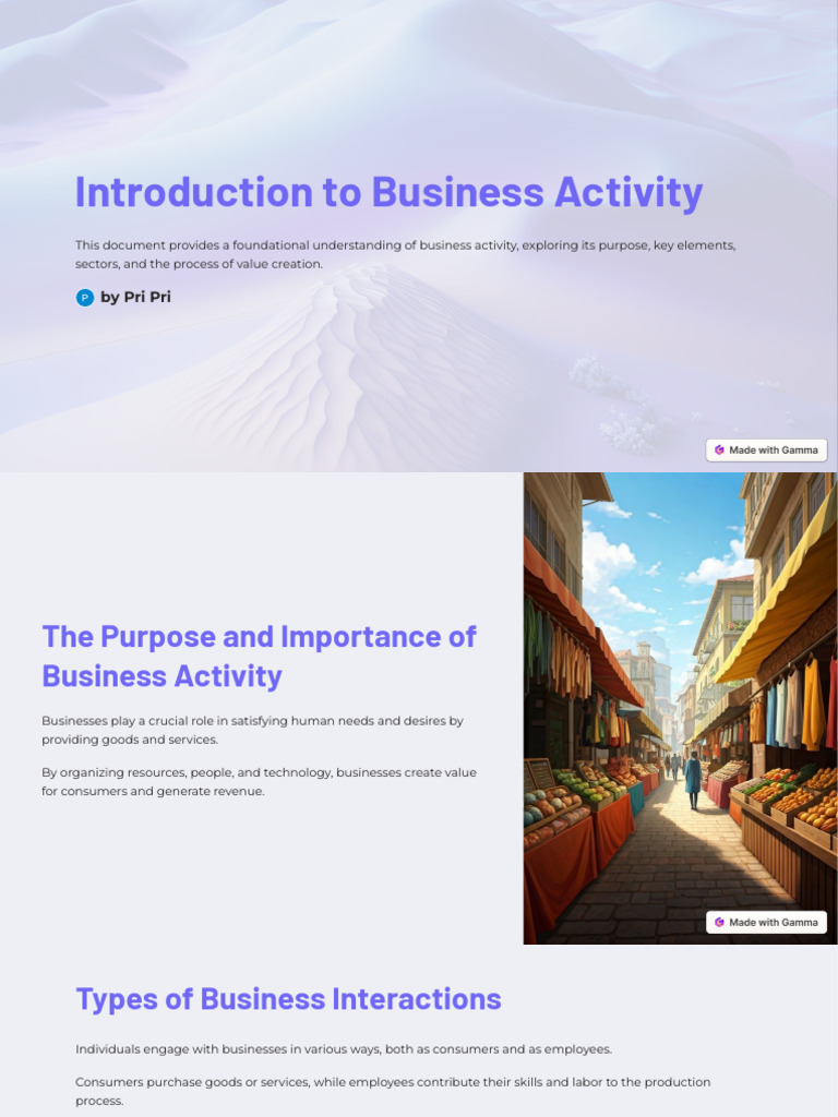 Introduction-to-Business-Activity | PDF | Goods | Business Economics