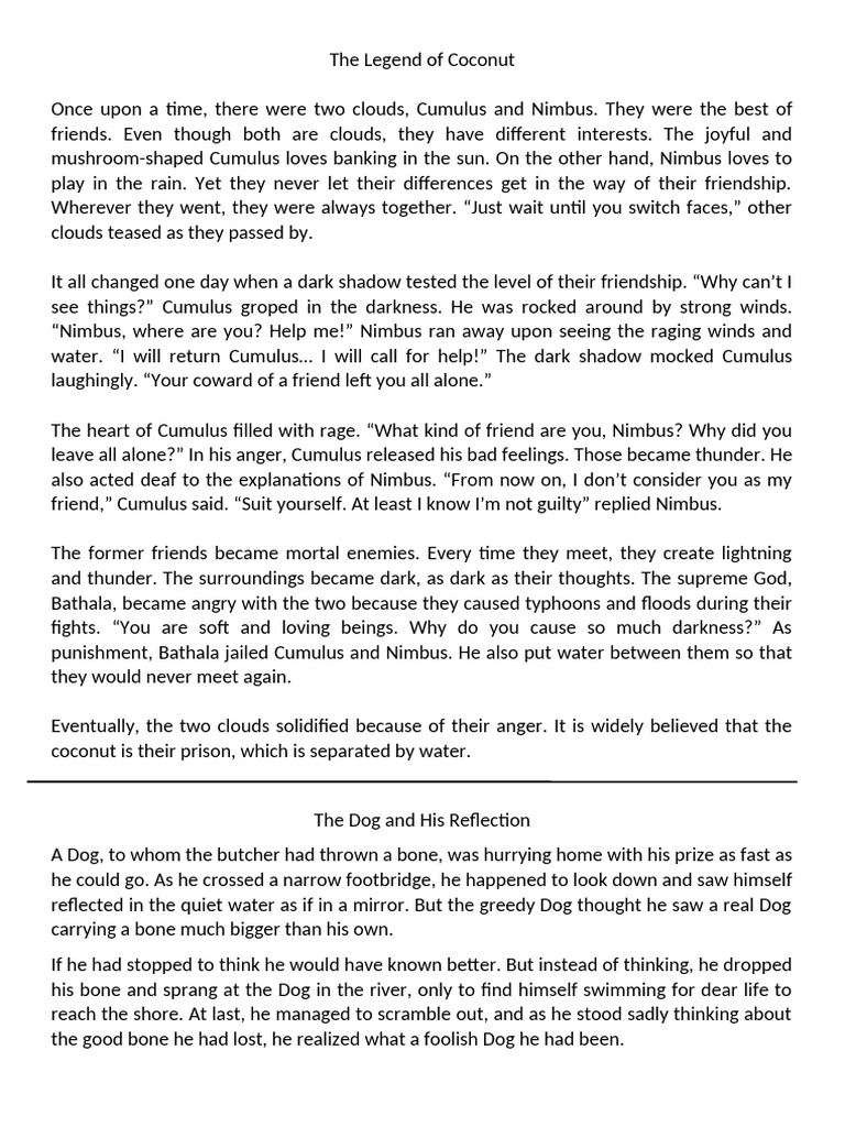 The Legend of Coconut | PDF