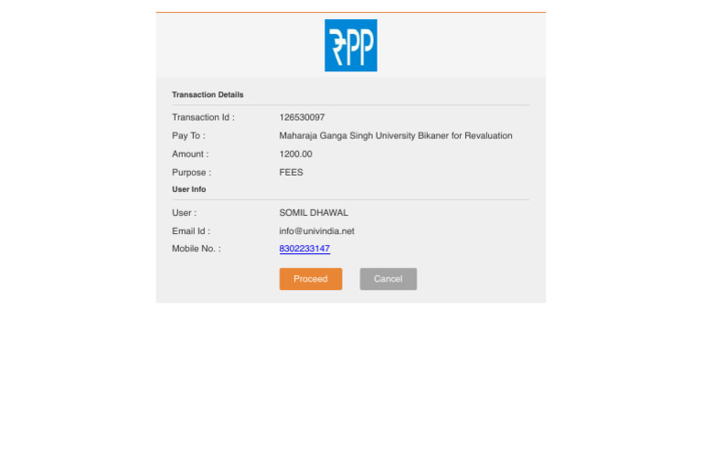 Emitra - Confirm Payment | PDF