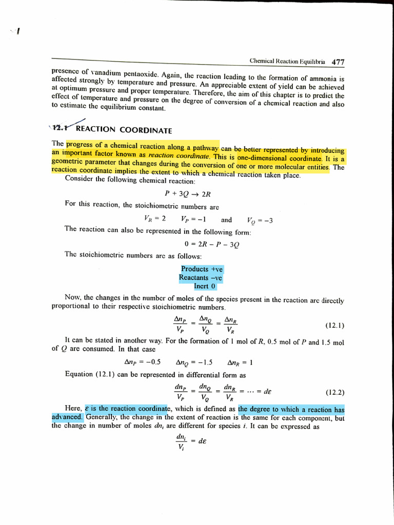 Unit-5-Chemical Equilibria | PDF | Chemical Equilibrium | Stoichiometry