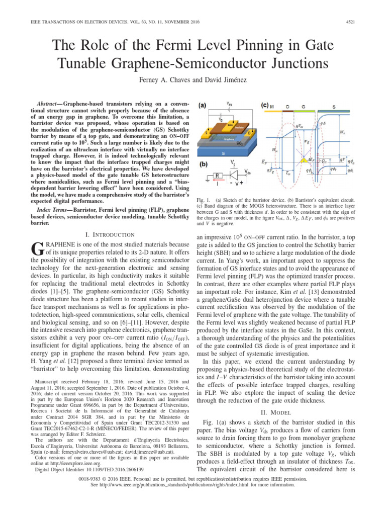 The_Role_of_the_Fermi_Level_Pinning_in_Gate_Tunable_Graphene-Semiconductor_Junctions | PDF ...
