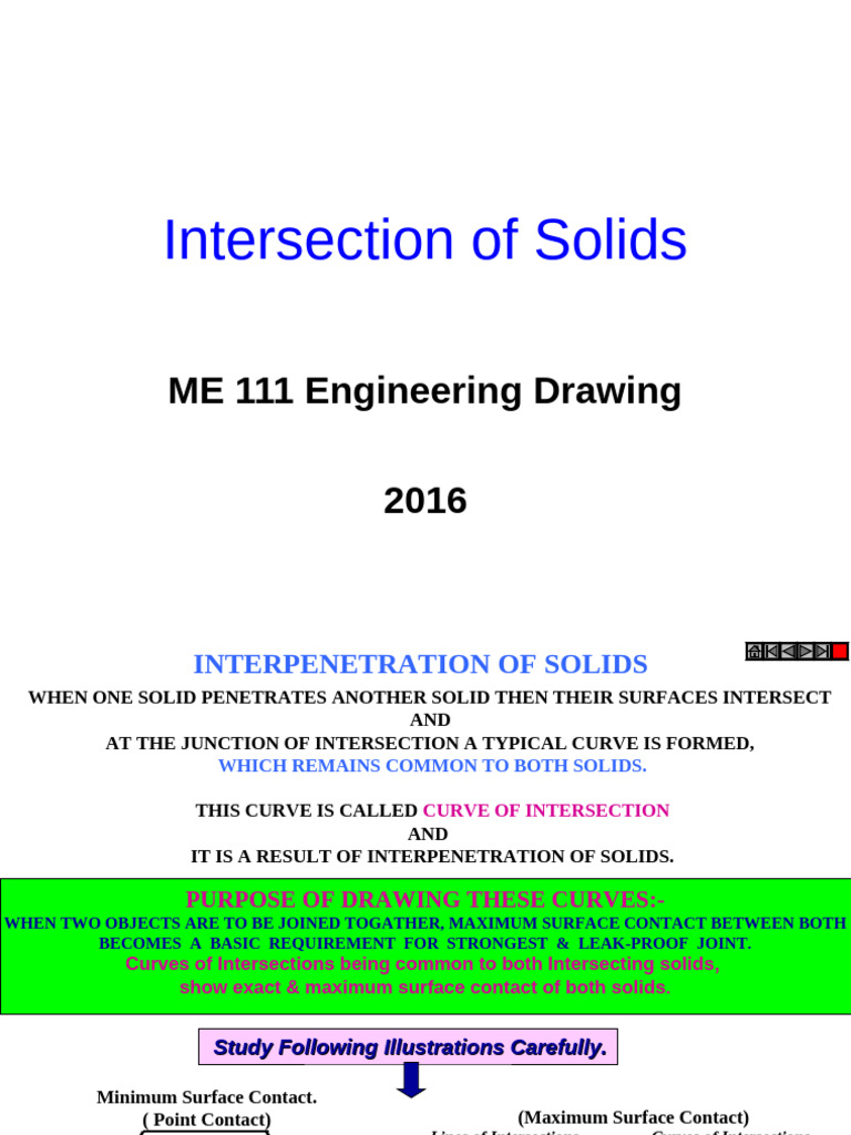 Intersection of Soild | PDF | Classical Geometry | Elementary Geometry