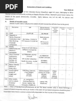 Asset Statement Form 34A | PDF