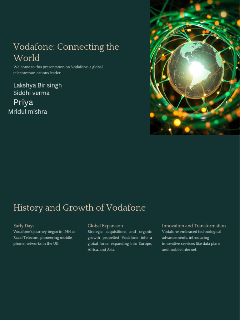 Vodafone Webconnect Overview | PDF | Internet Of Things | Innovation