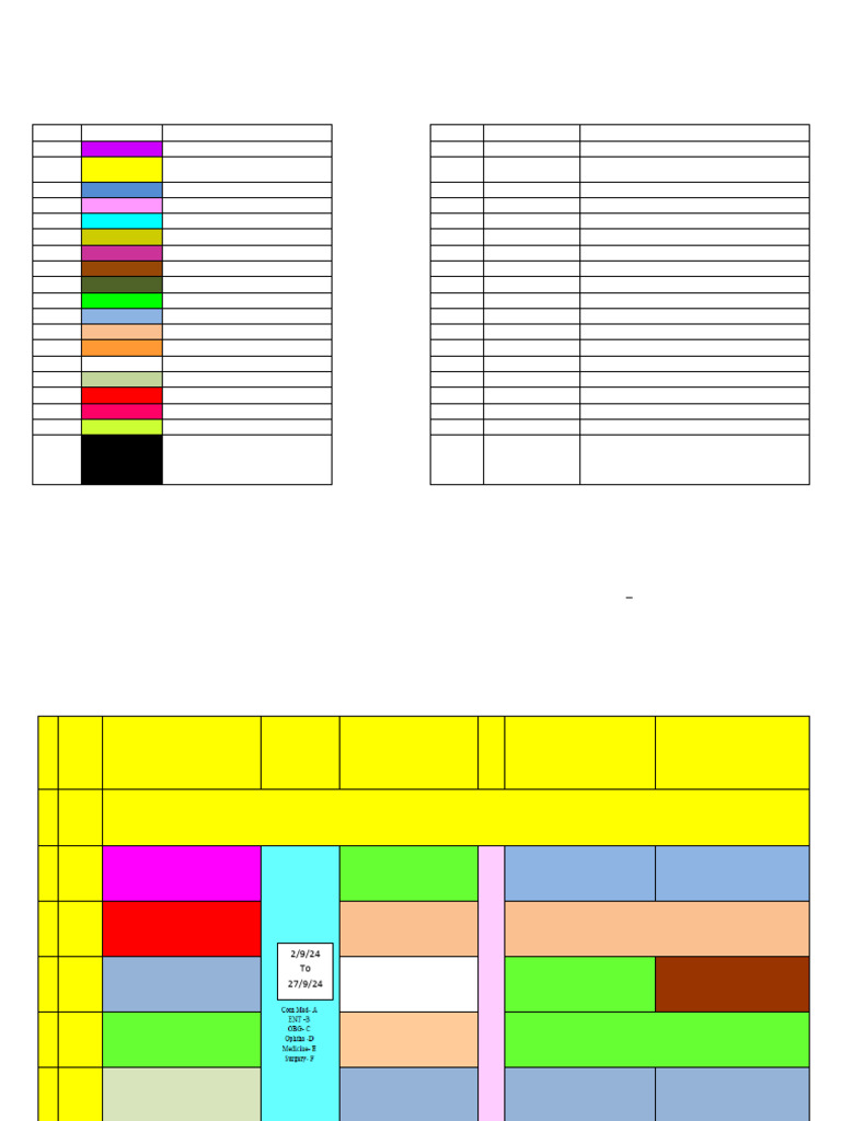 Revised Batch 2023 Mbbs Schedule Sept 2024 July 2025 09sep2024 PDF | PDF | Infection | Apoptosis