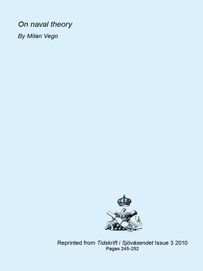 On Naval Theory | PDF | Theory | United States Navy
