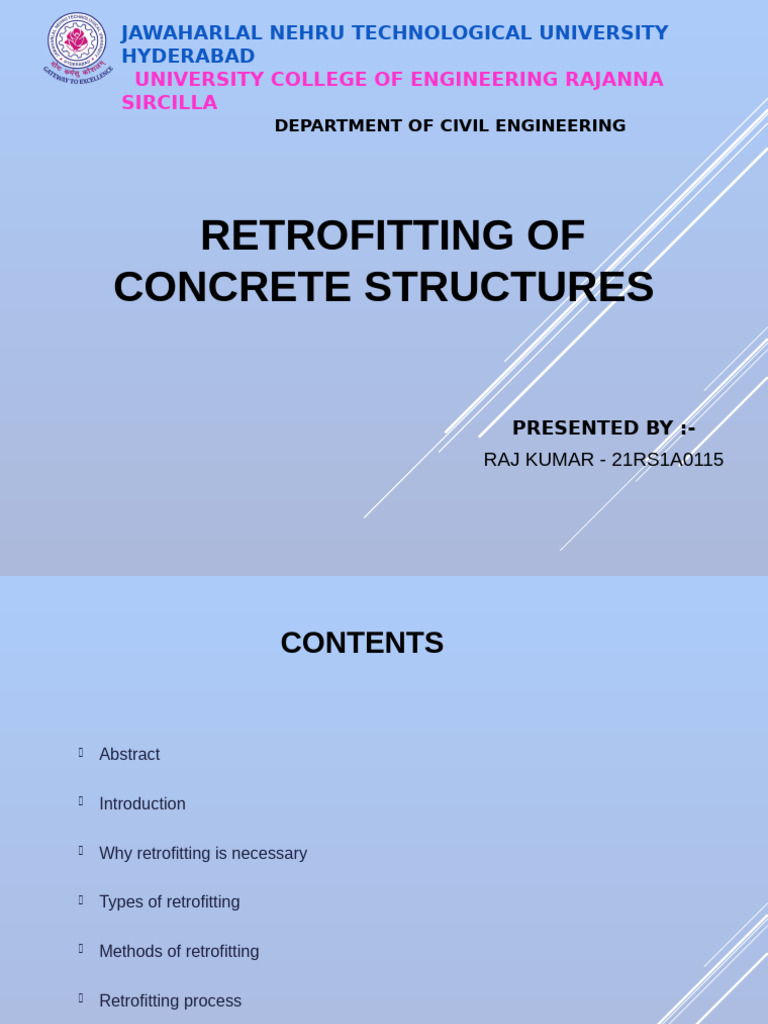 Retrofitting of Concrete Structures | PDF | Concrete | Earthquake ...
