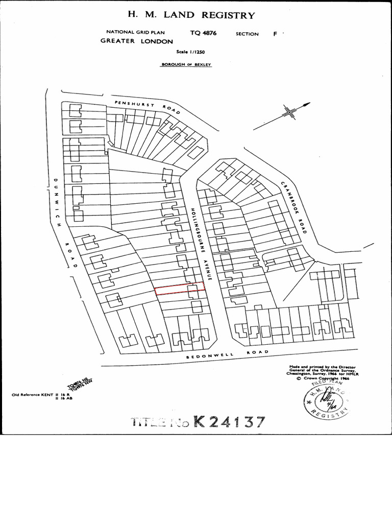 2024-10-26 Title Plan K24137 GOV - UK | PDF