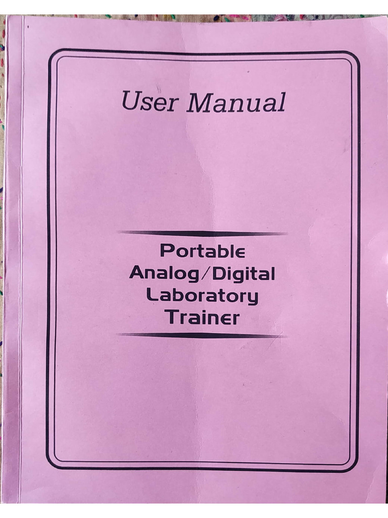 Portable Analog and Digital Laboratory Trainer | PDF