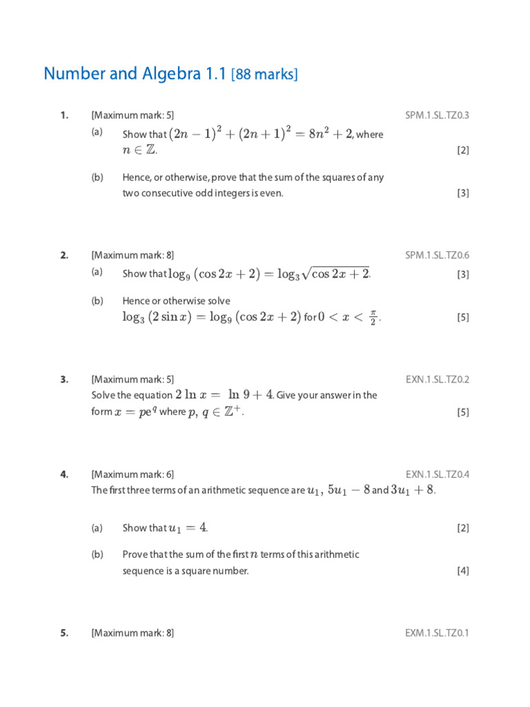 Number and Algebra 1.1 | PDF | Mathematical Concepts | Mathematical Objects