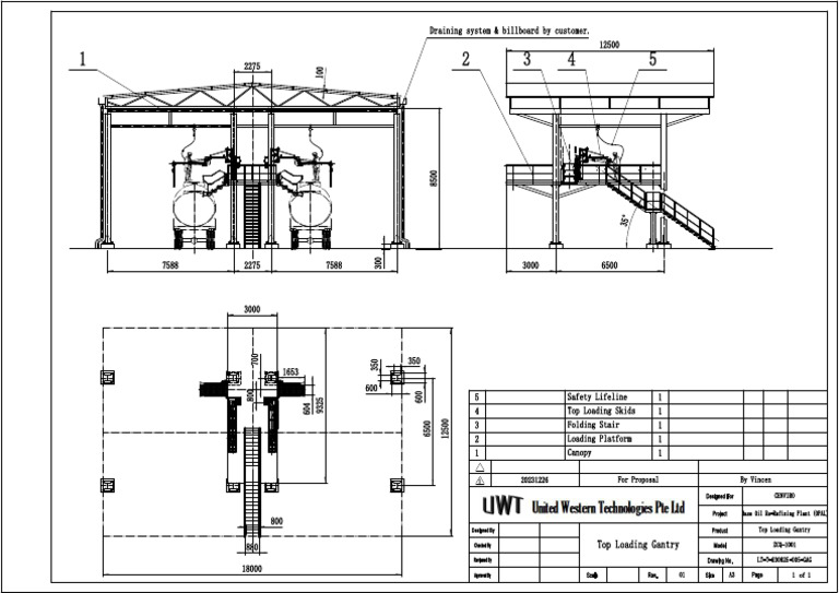 GAD For Top Loading Gantry Rev.01 | PDF