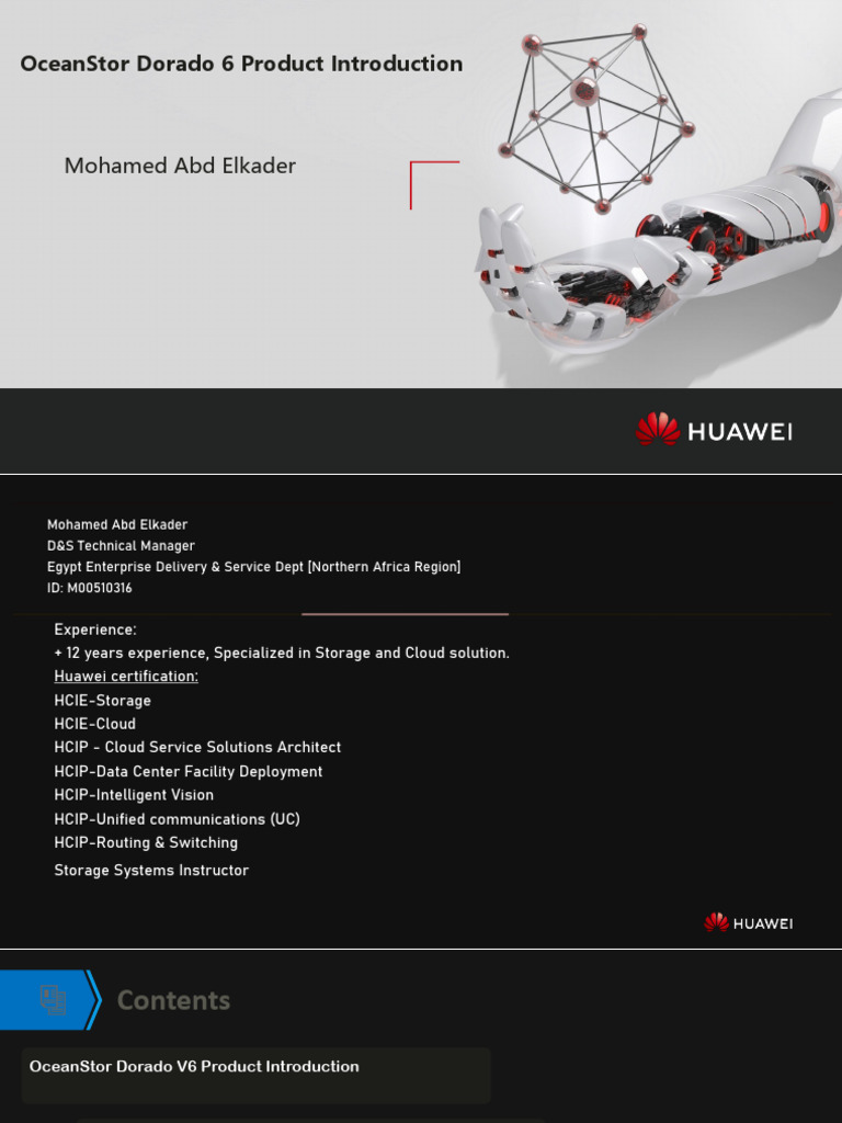 Storage Training Session (OceanStor Dorado Brief Introduction ...