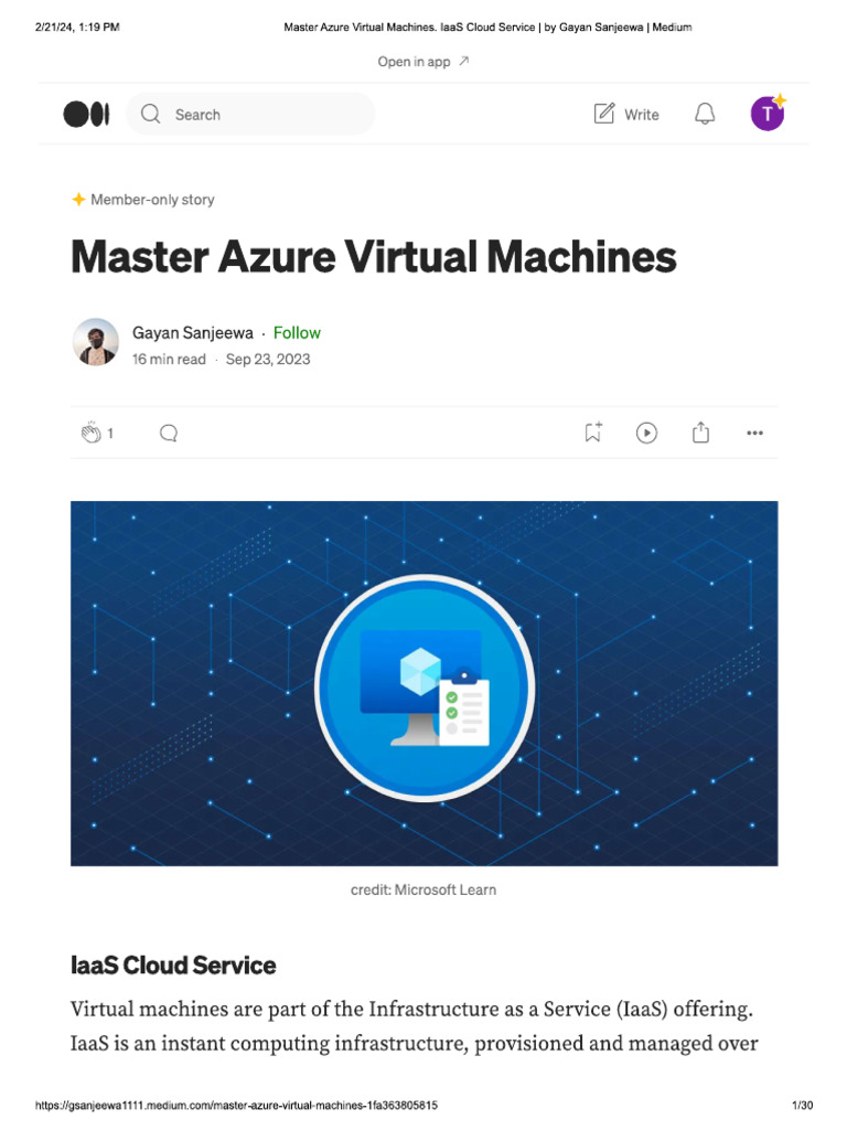 Master Azure Virtual Machines | PDF