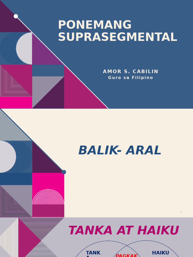 Ponemang Suprasegmental | PDF