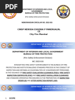 New BFP Citizen Charter FSEC PDF | PDF | Fire Safety | Receipt