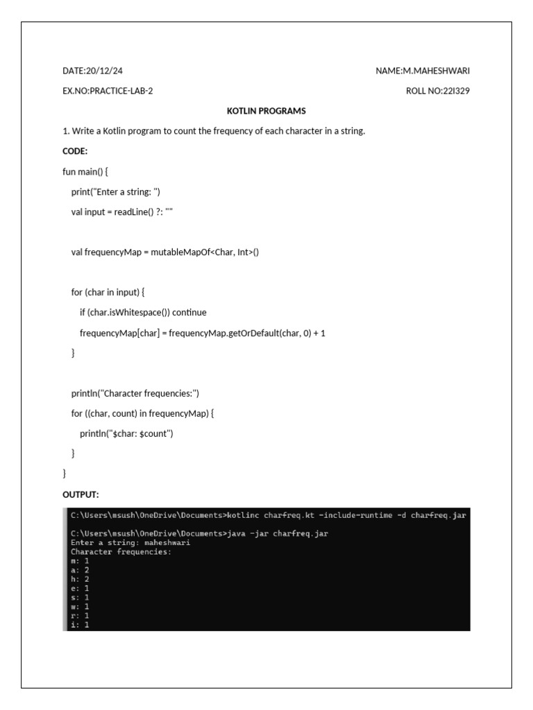 practice lab 2 MAD | PDF | Software Engineering | Computer Programming