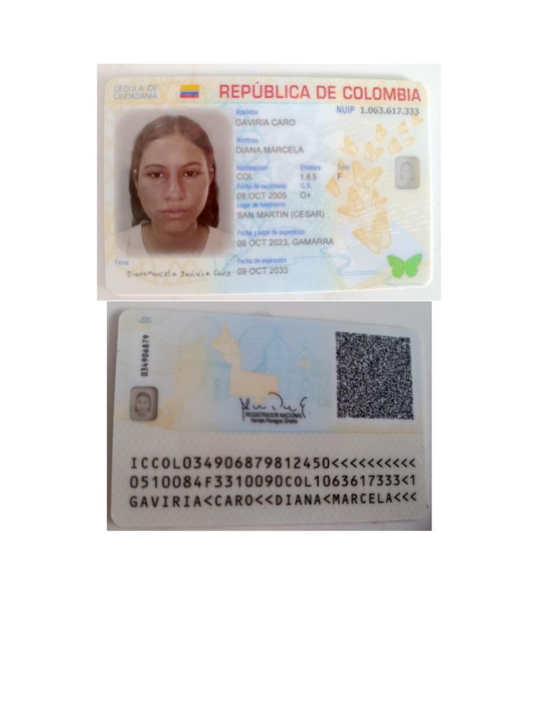 Cedula Diana Marcela | PDF