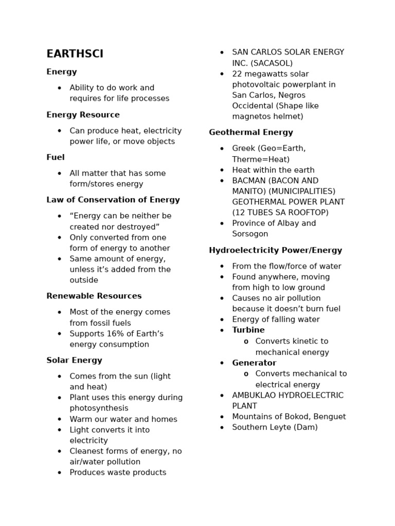 EARTHSCI-REVIEWER (1) | PDF | Soil | Weathering